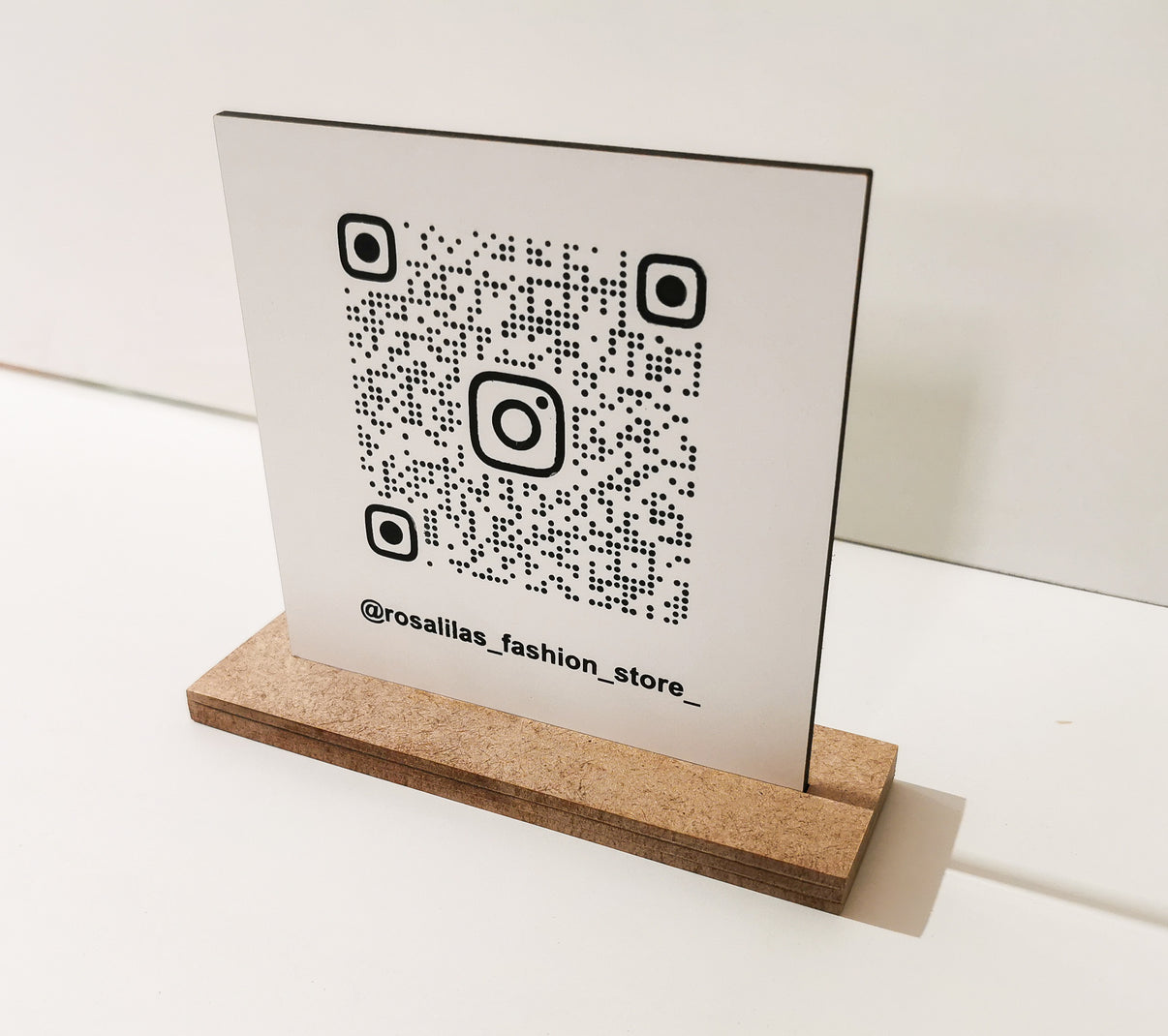 Moldura Código QR – Vtote - (Gravação e Corte Laser)